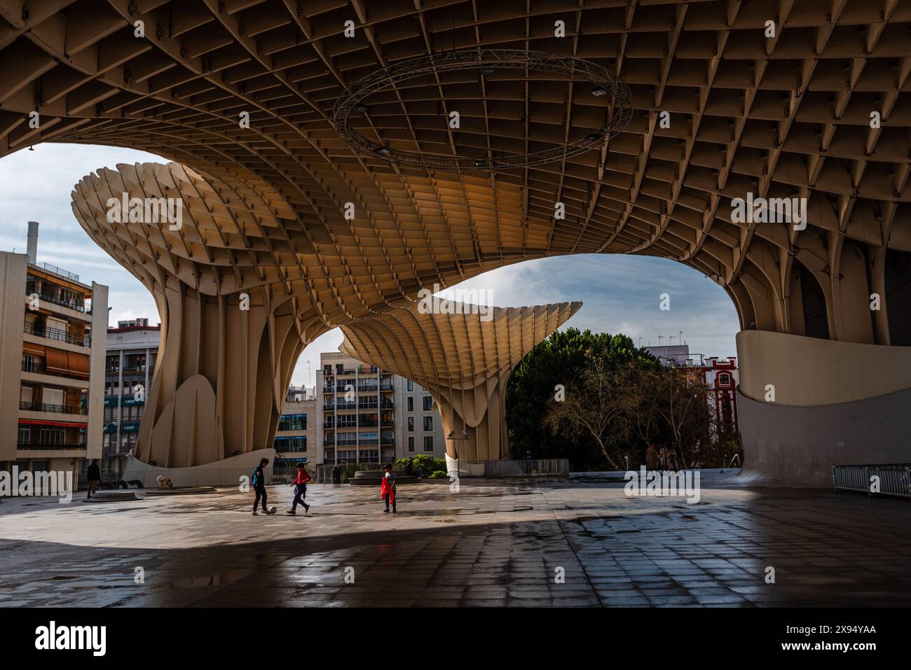 The Setas de Sevilla (Metropol Parasol), one of the largest wooden ...