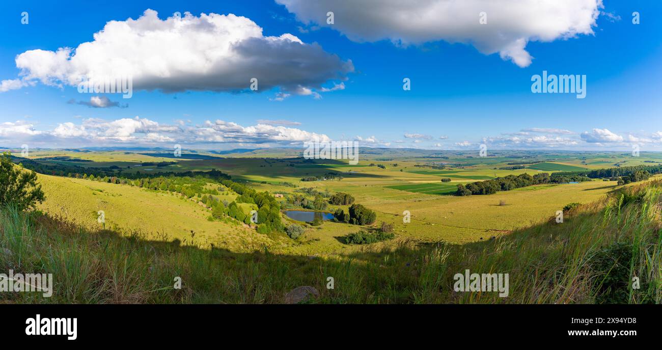 View of landscape from Kloppenheim Country Estate, Machadodorp ...