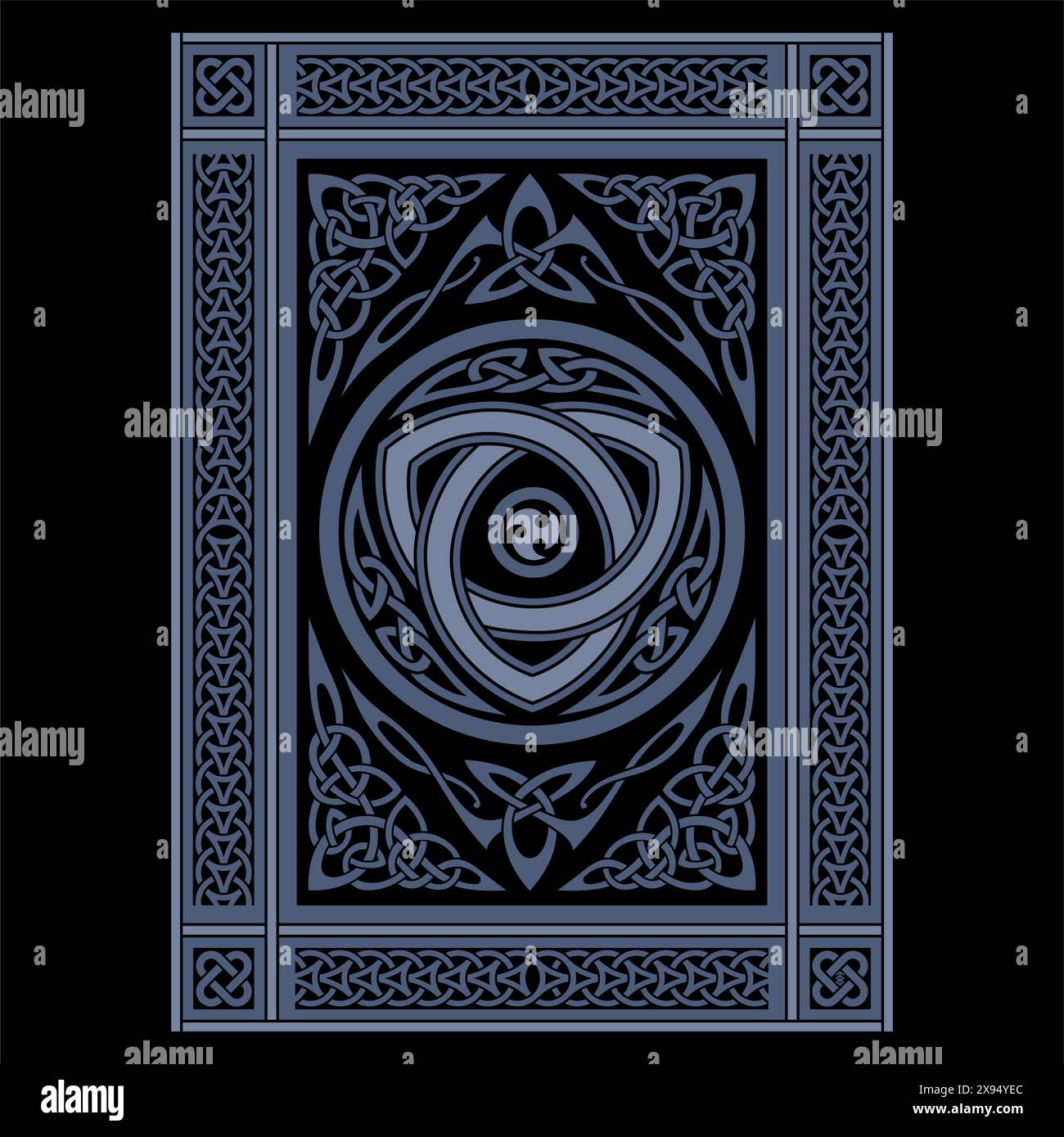 Viking, Celtic design. Celtic sword and Celtic Scandinavian ornaments ...