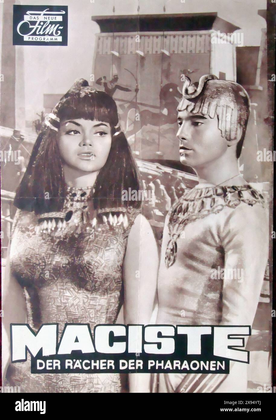 SON OF SAMSON (1960) 006 - Vintage German Movie Poster Stock Photo - Alamy