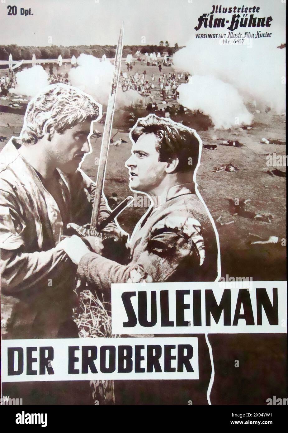 SULEIMAN THE CONQUEROR (1961) - Vintage German Movie Poster Stock Photo ...