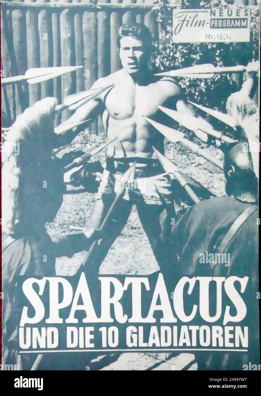 SPARTACUS AND THE TEN GLADIATORS (1964) 010 - Vintage German Movie ...