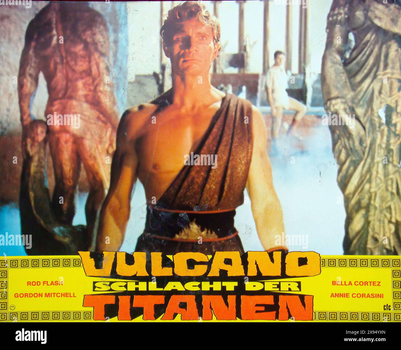 VULCAN, SON OF JUPITER 005 - Vintage German Movie Poster Stock Photo ...