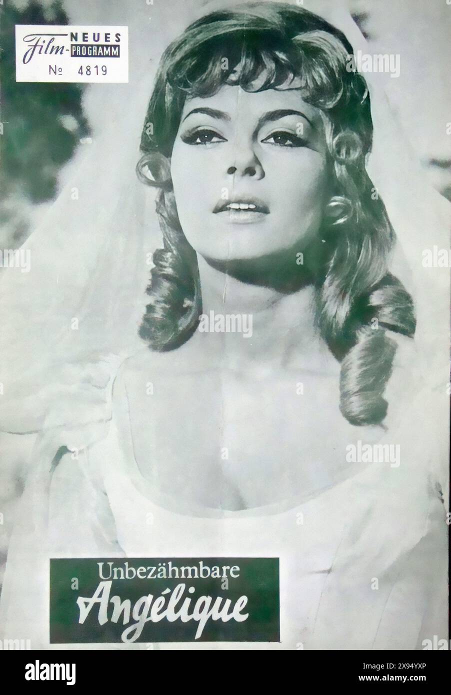 UNTAMABLE ANGELIQUE - Vintage German Movie Poster Stock Photo - Alamy