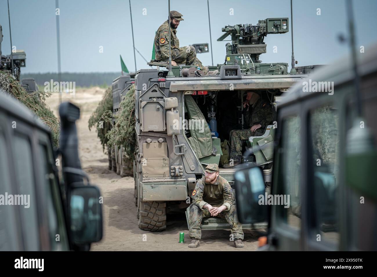 Pabrade, Lithuania. 29th May, 2024. Bundeswehr soldiers take part in ...