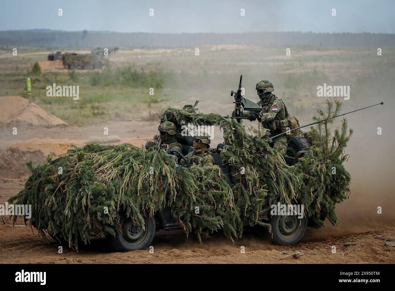 Pabrade, Lithuania. 29th May, 2024. Dutch forces take part in the final ...