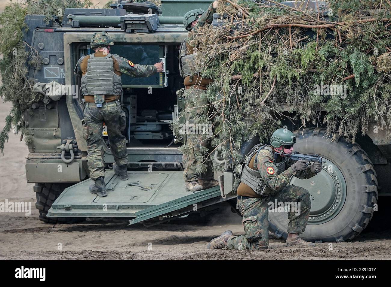Pabrade, Lithuania. 29th May, 2024. Bundeswehr soldiers take part in ...