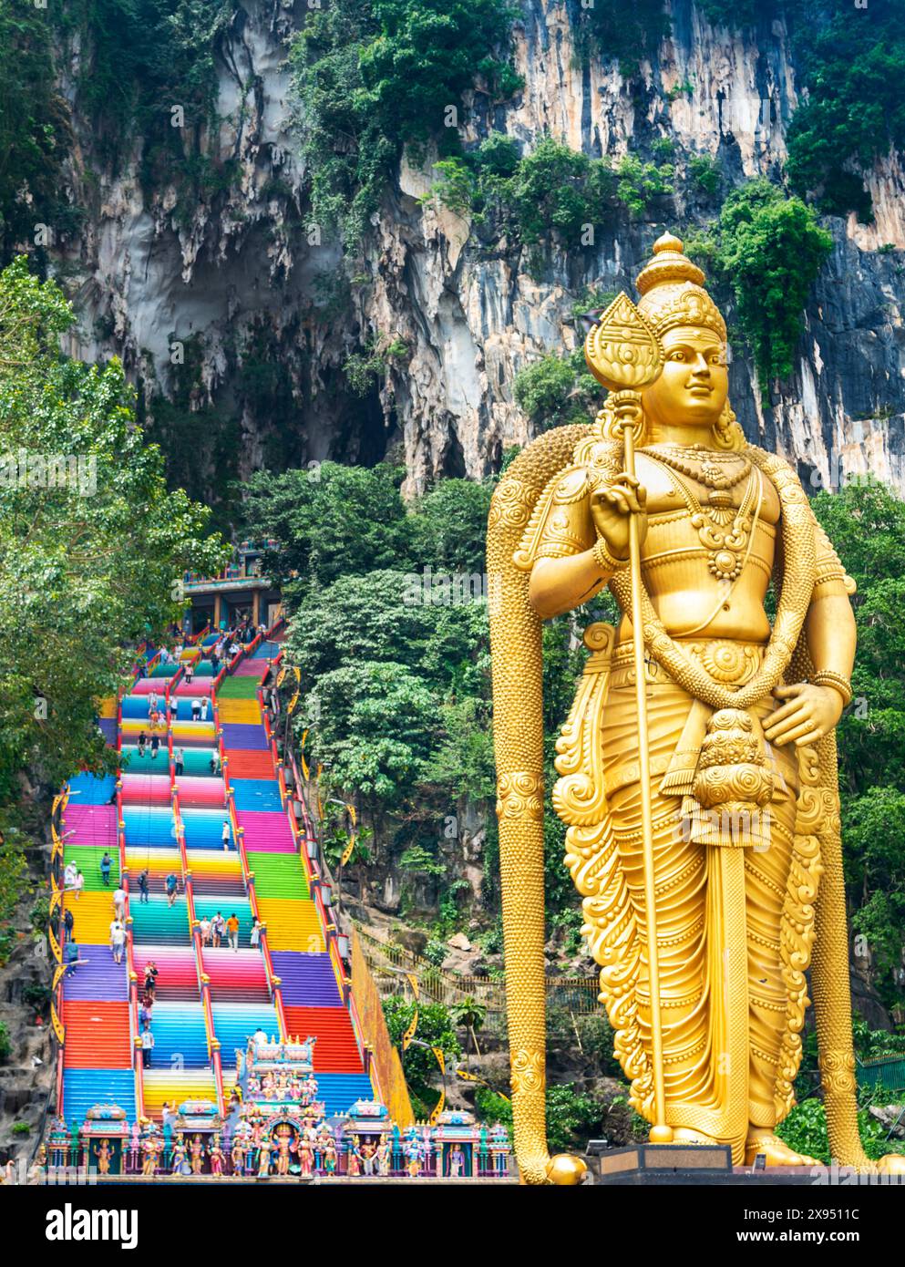 Within the mountainous Kuala Lumpur city outskirts.Limestone caves at ...