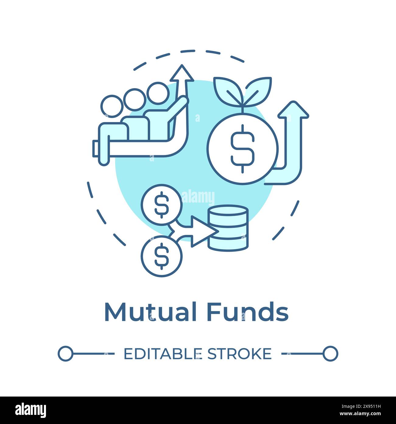 Mutual funds sign on Stock Vector Images - Alamy
