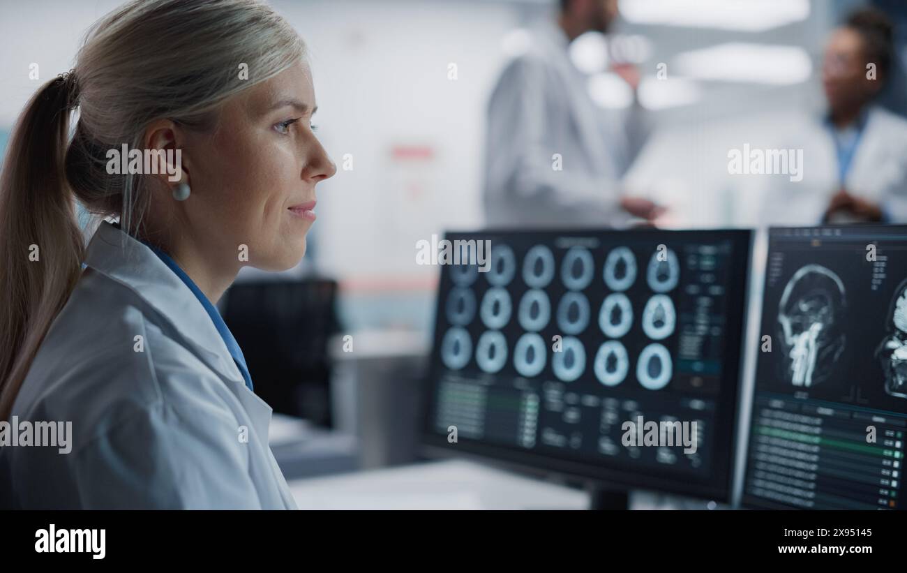 Medical Hospital Health Care Lab: Camera Captures Professional ...