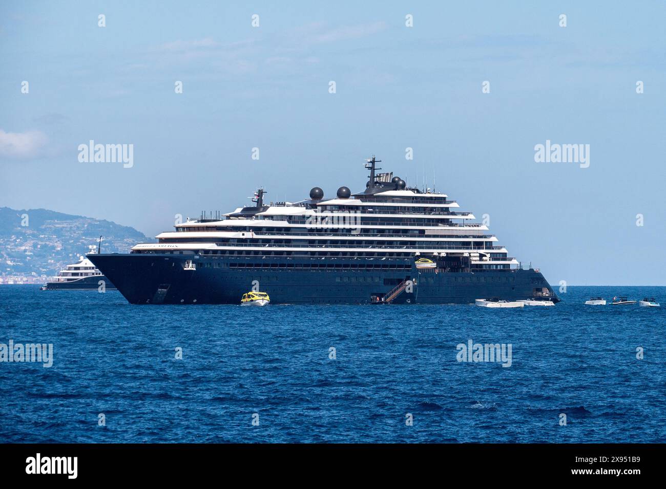 Monaco, Monaco. 25th May, 2024. The Ritz-Carlton cruise liner Evrima in ...
