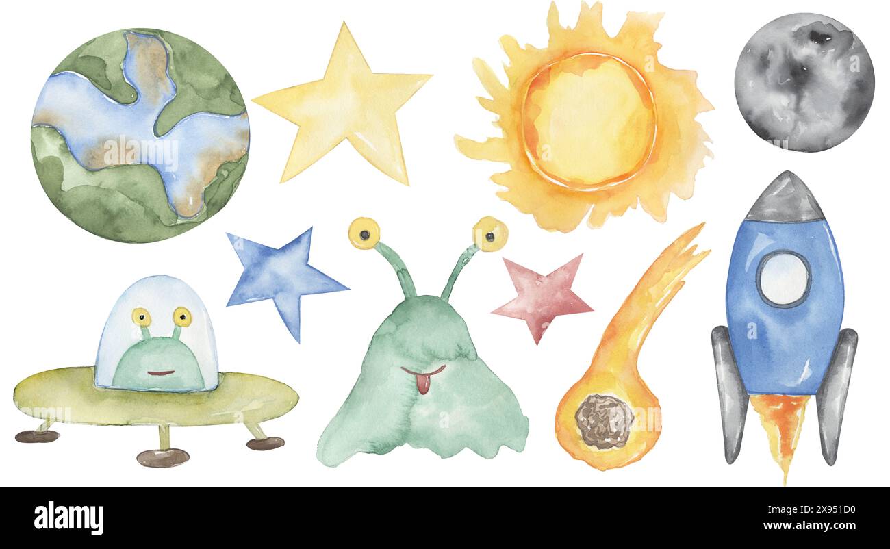 Solar system planets for kids hi-res stock photography and images - Alamy