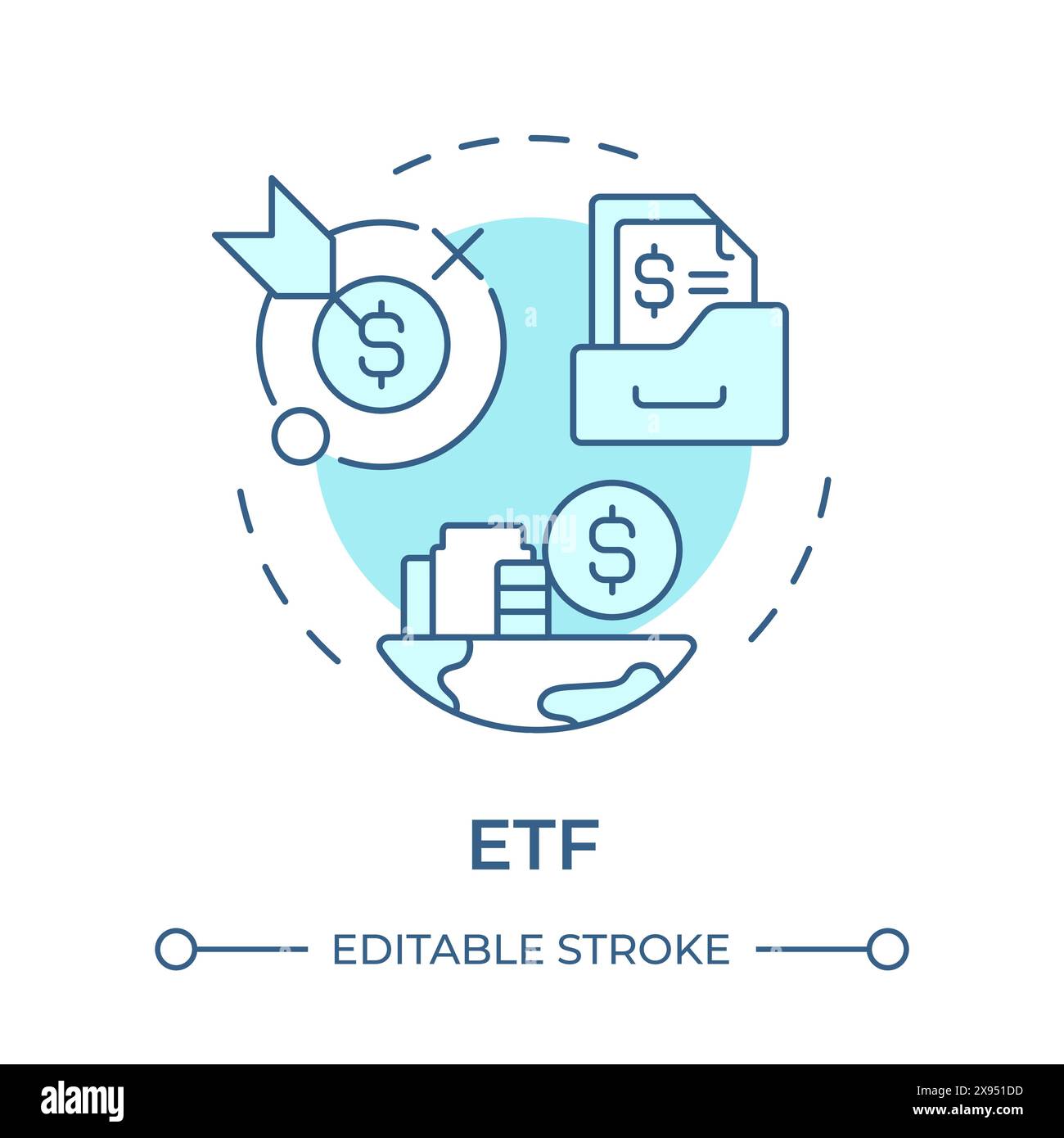 Etf symbol Stock Vector Images - Alamy
