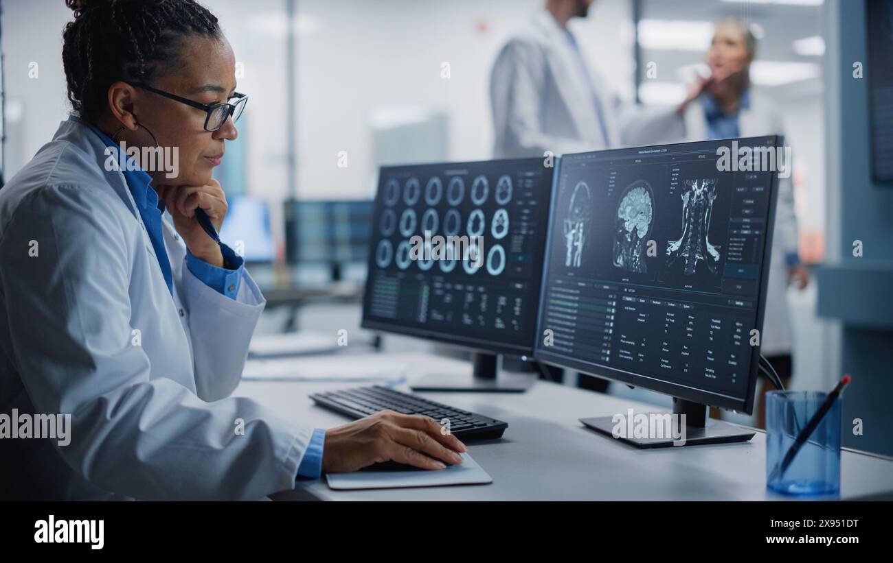 Medical Hospital Health Care Lab: Camera Captures Professional ...