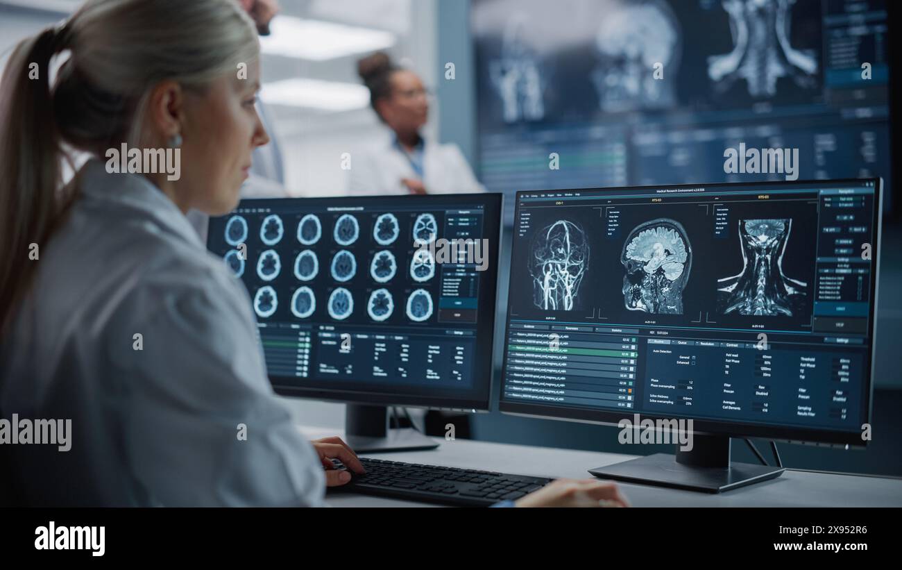 Medical Hospital Health Care Lab: Camera Captures Professional ...