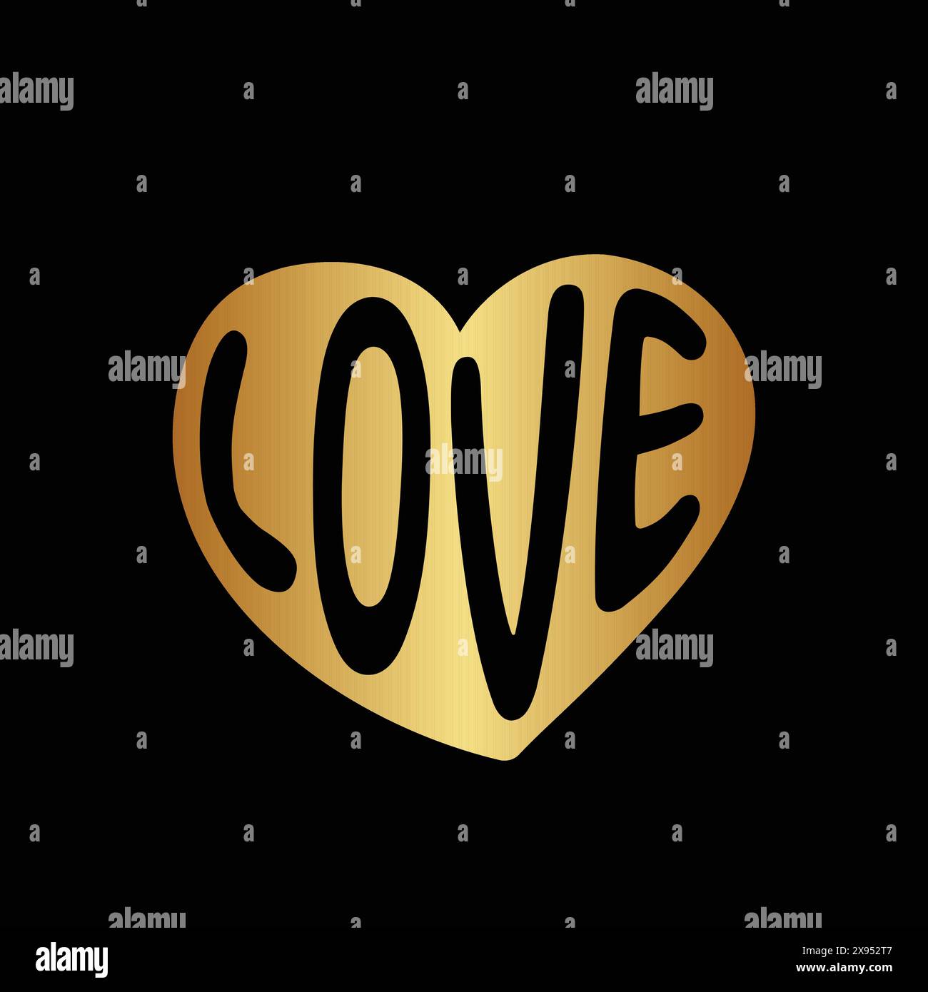 Love heart. Vector and illustration Stock Vector Image & Art - Alamy