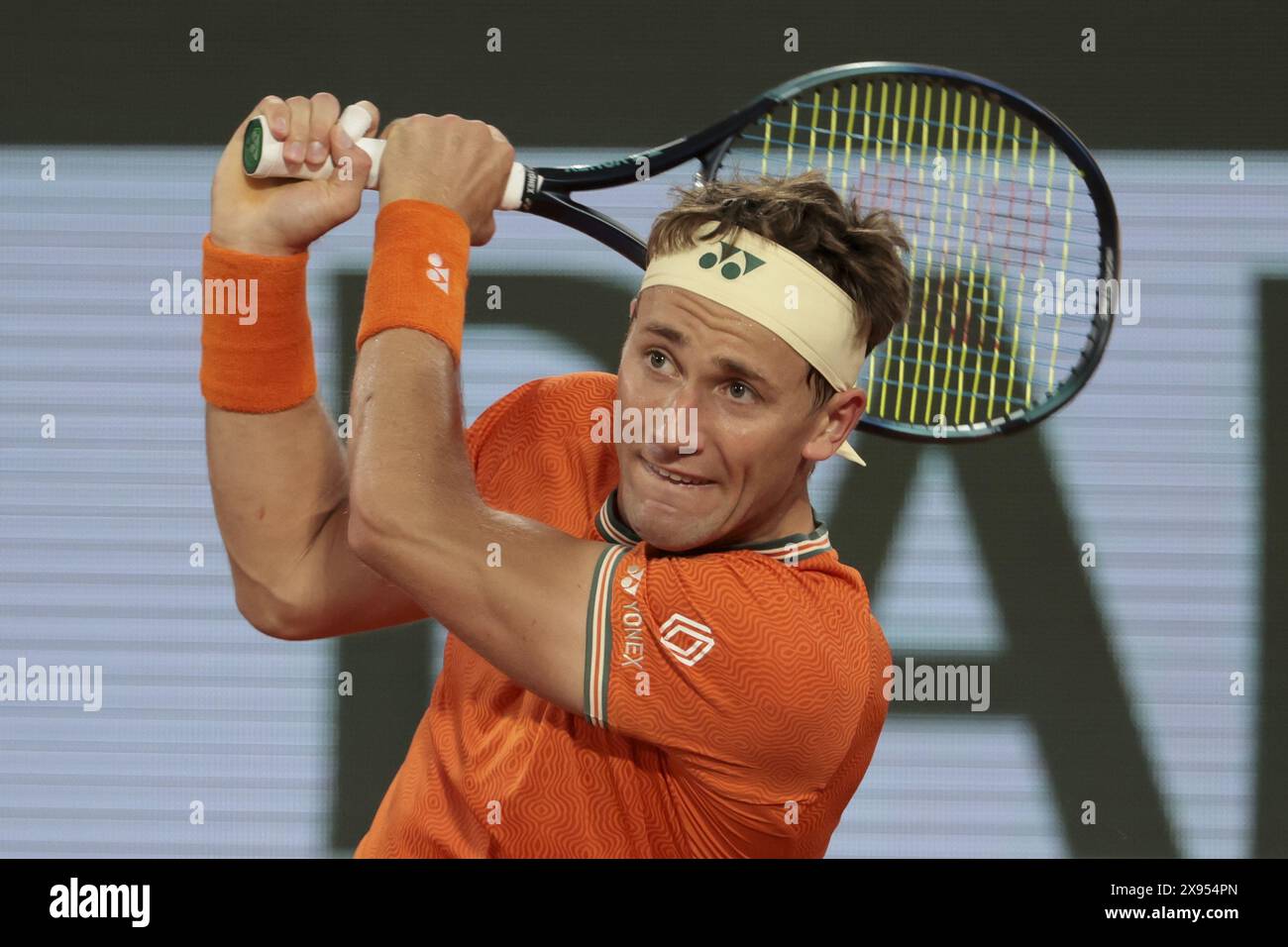 Casper Ruud of Norway during day 3 of 2024 French Open, Roland-Garros ...