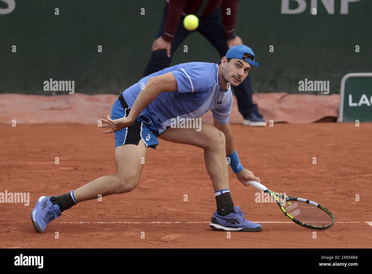 Giulio Zeppieri of Italy during day 3 of 2024 French Open, Roland ...