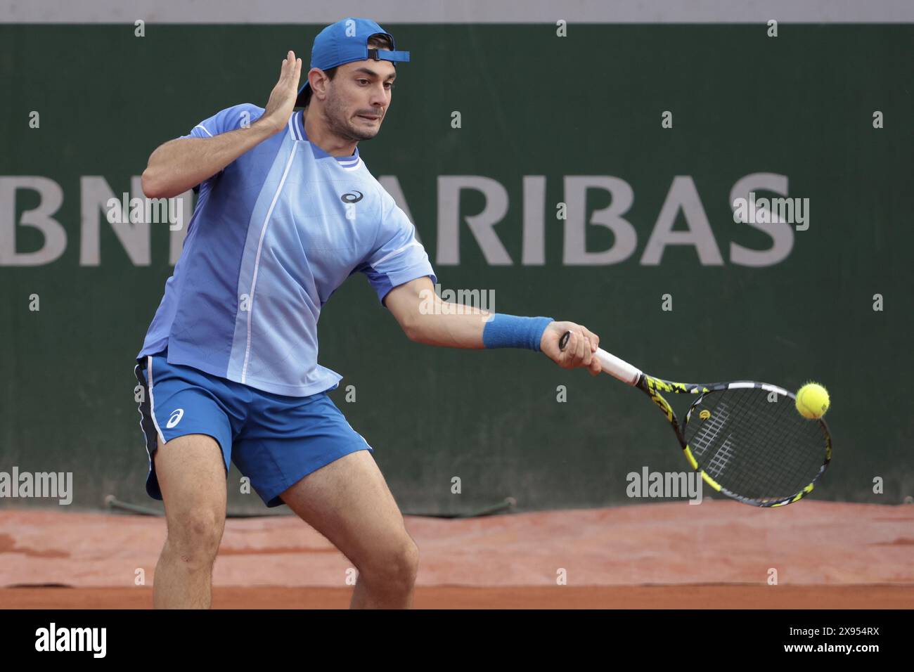 Giulio Zeppieri of Italy during day 3 of 2024 French Open, Roland ...