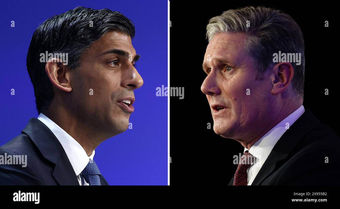 Starmer sunak debate hi-res stock photography and images - Alamy