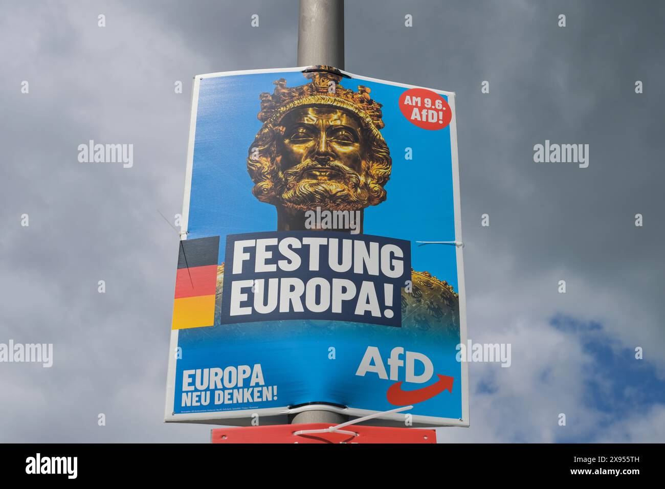 AfD, election poster for the European elections 2024, Berlin, Germany ...