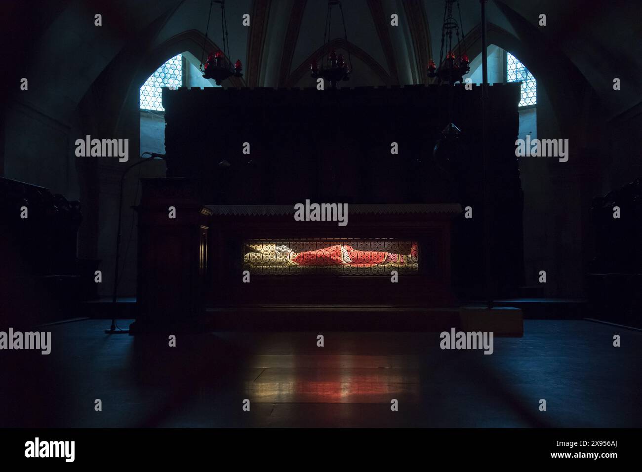 Body of Saint Zeno of Verona in Romanesque crypt from XII to XIII ...