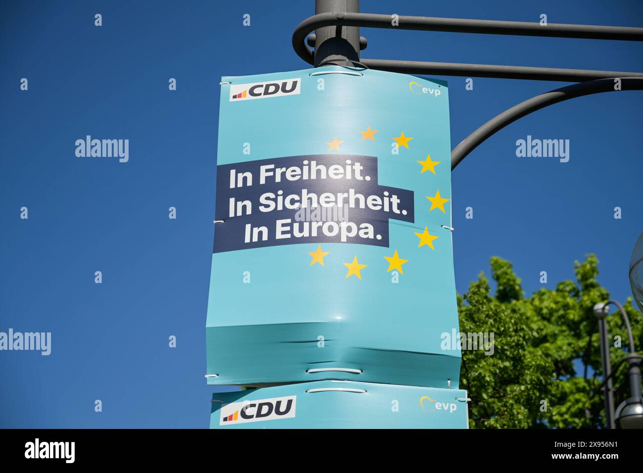 CDU election poster for the European elections 2024, Berlin, Germany ...