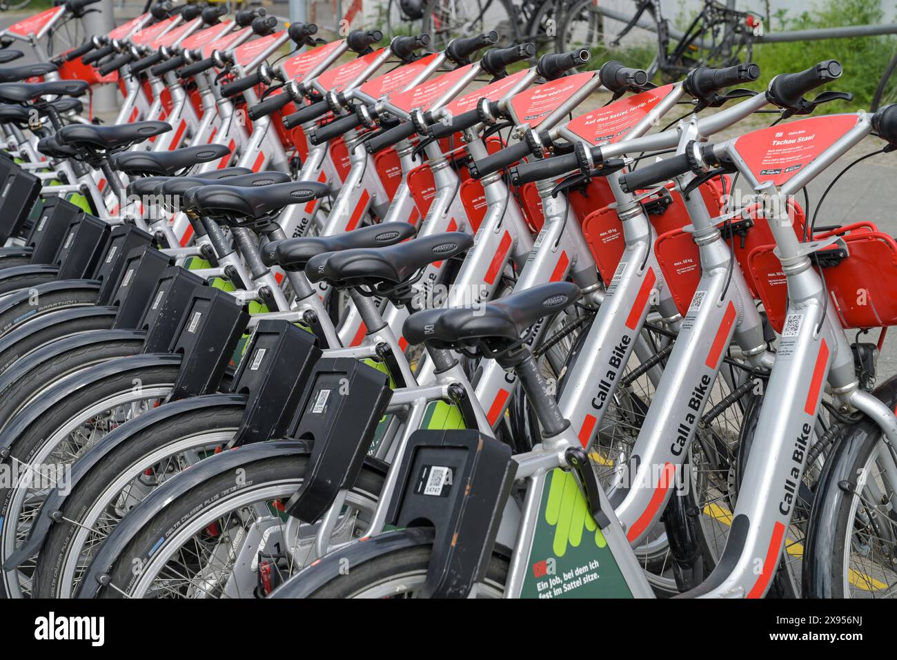 Rental bikes from DB Call a bike, Hauptbahnhof, Mitte, Berlin, Germany ...