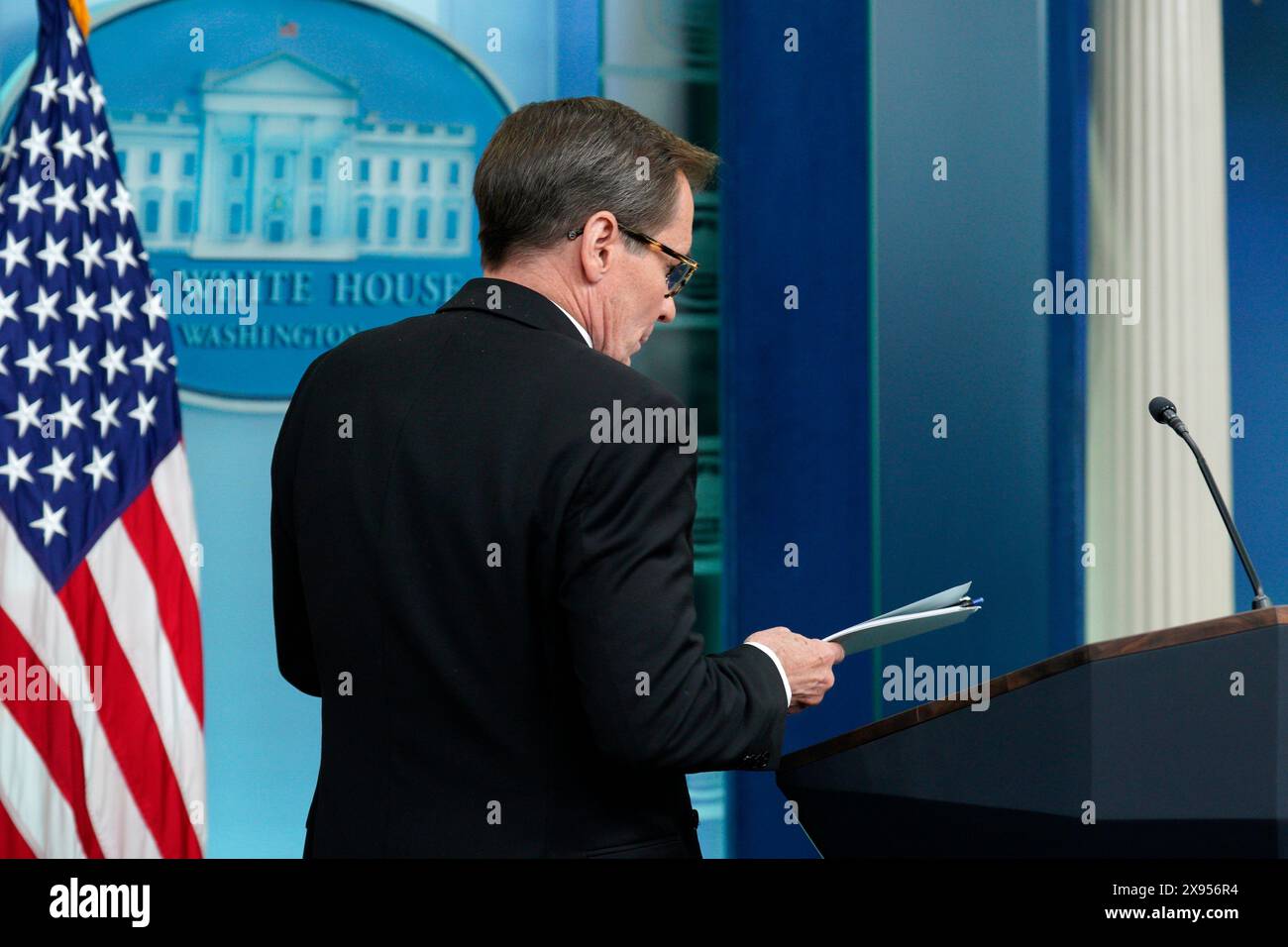 White House national security communications adviser John Kirby arrives ...