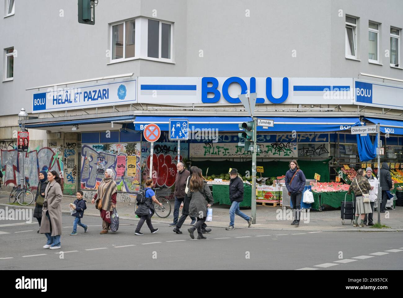 Bolu, Turkish supermarket, Turmstrasse, Moabit, Mitte, Berlin, Germany ...