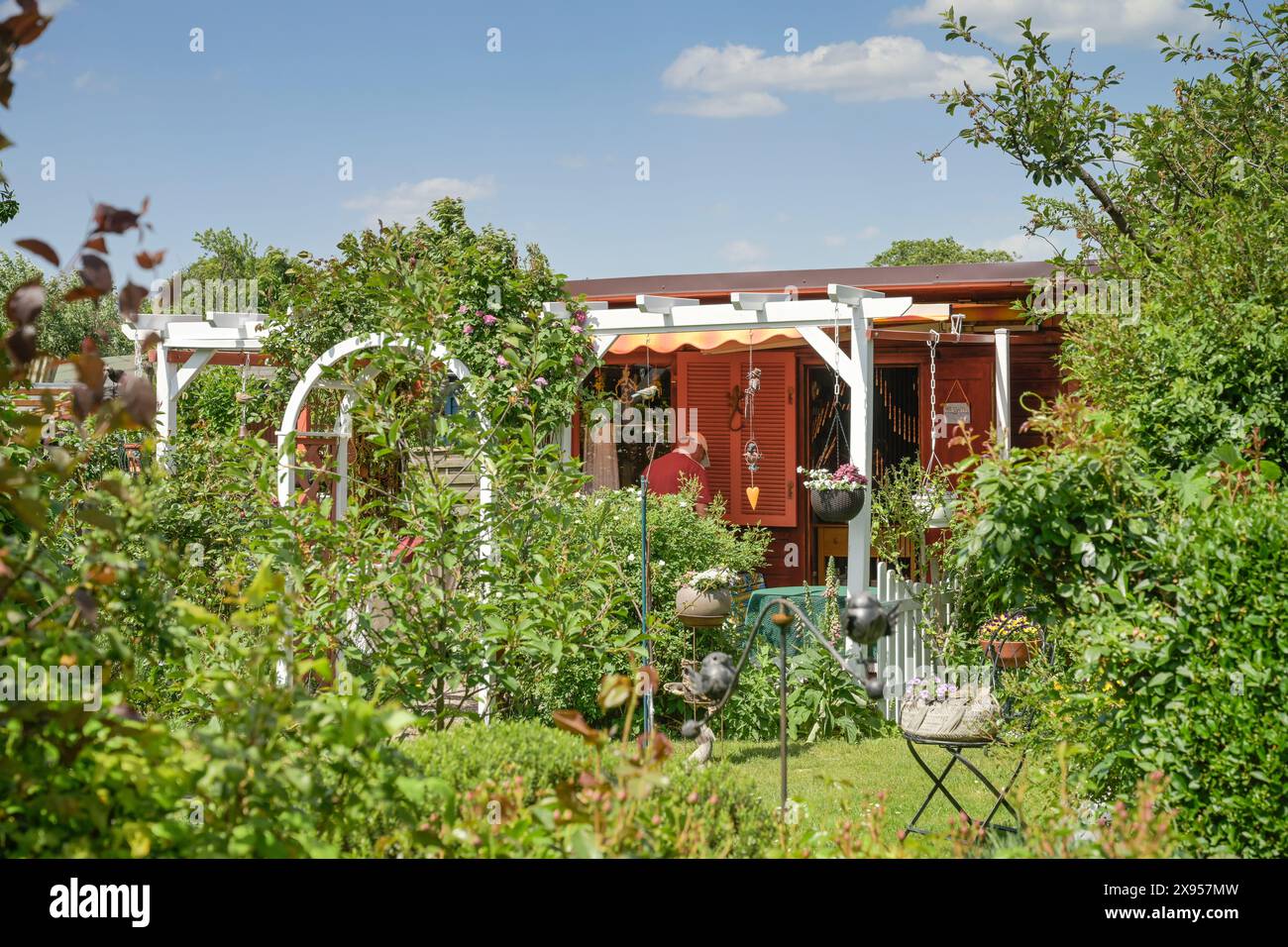 Allotment garden in the colonies at Priesterweg / Grazer Damm ...