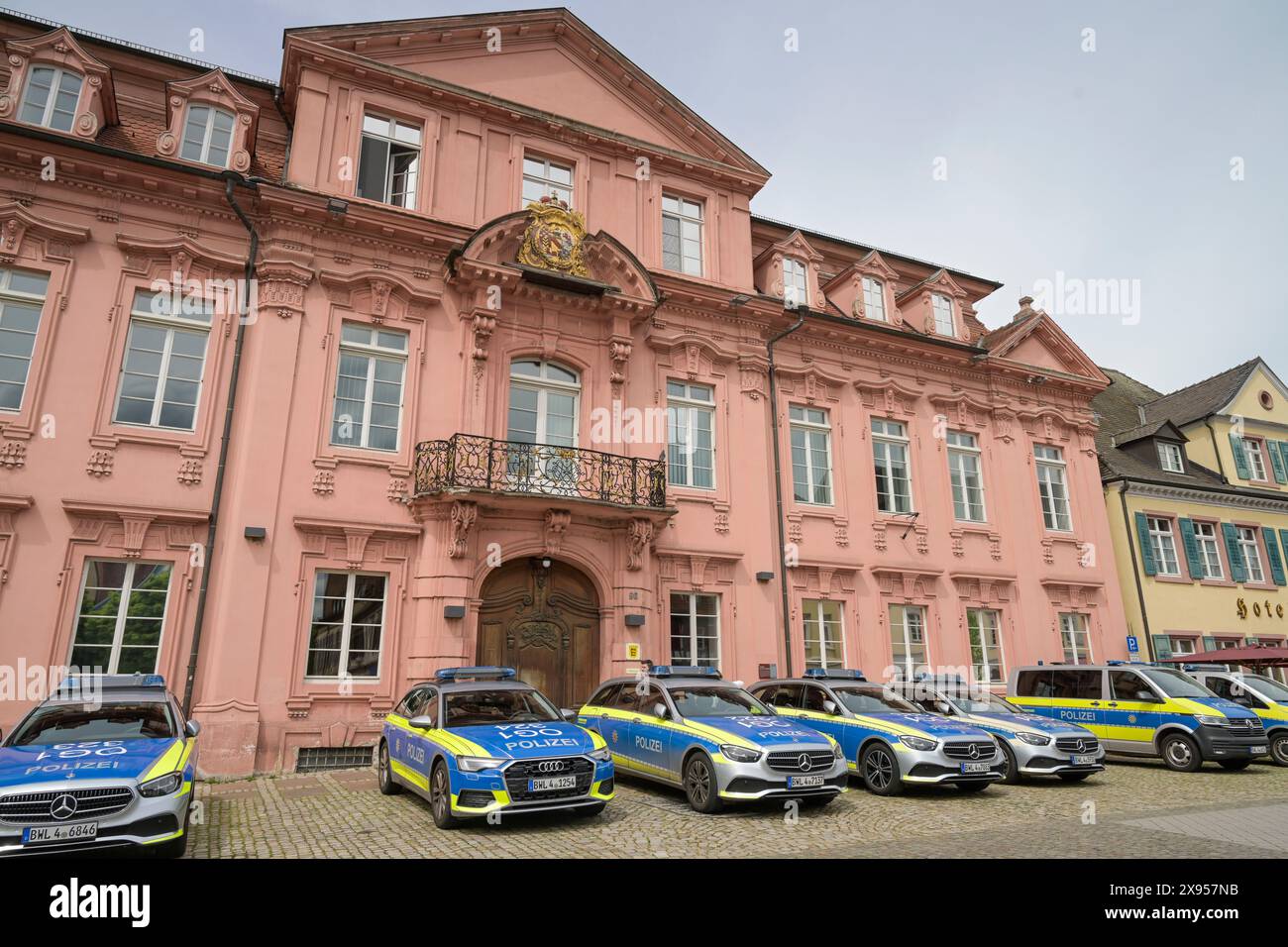 Police station, Hauptstrasse, Offenburg, Baden-Württemberg, Germany ...