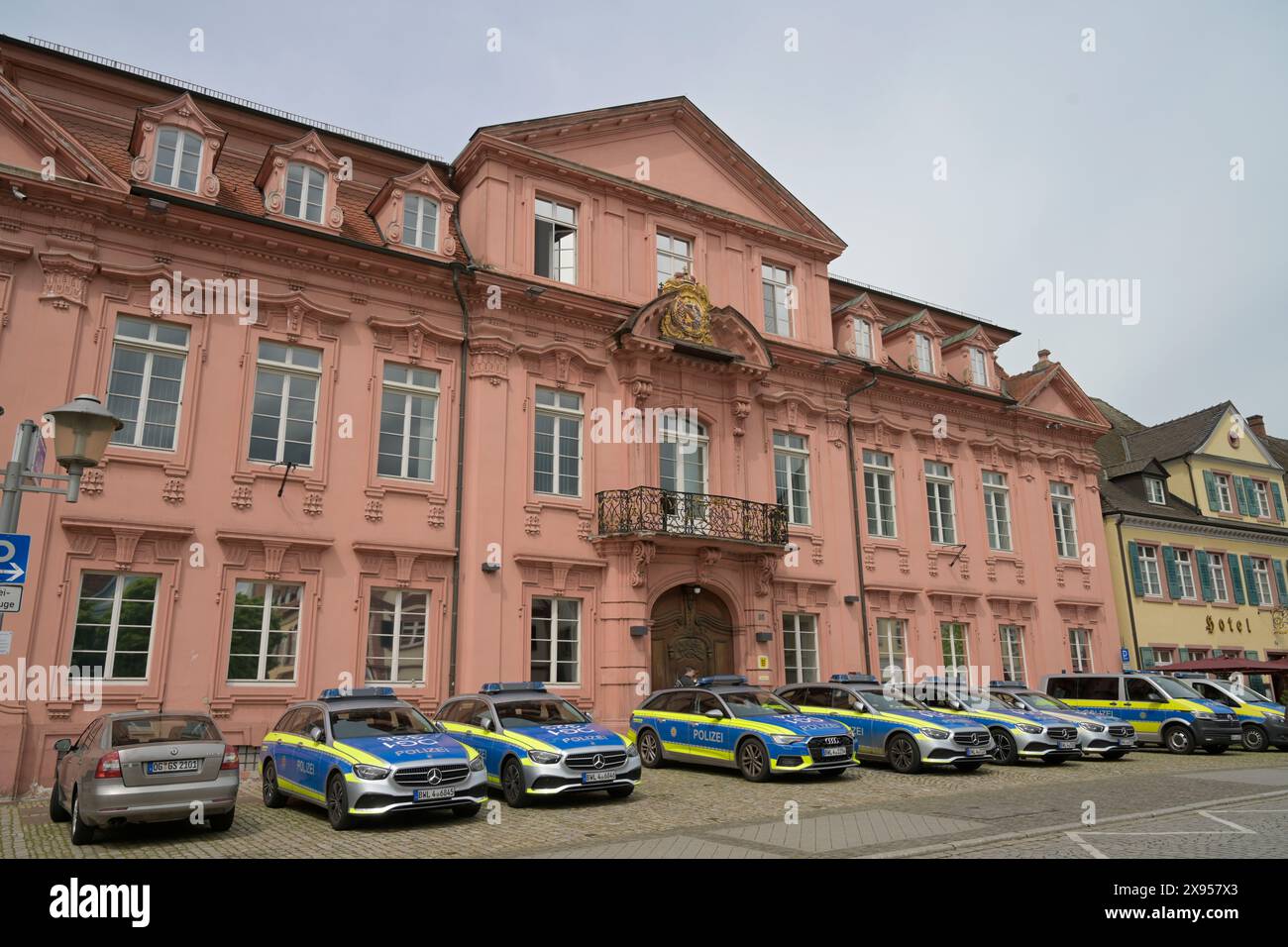 Police station, Hauptstrasse, Offenburg, Baden-Württemberg, Germany ...