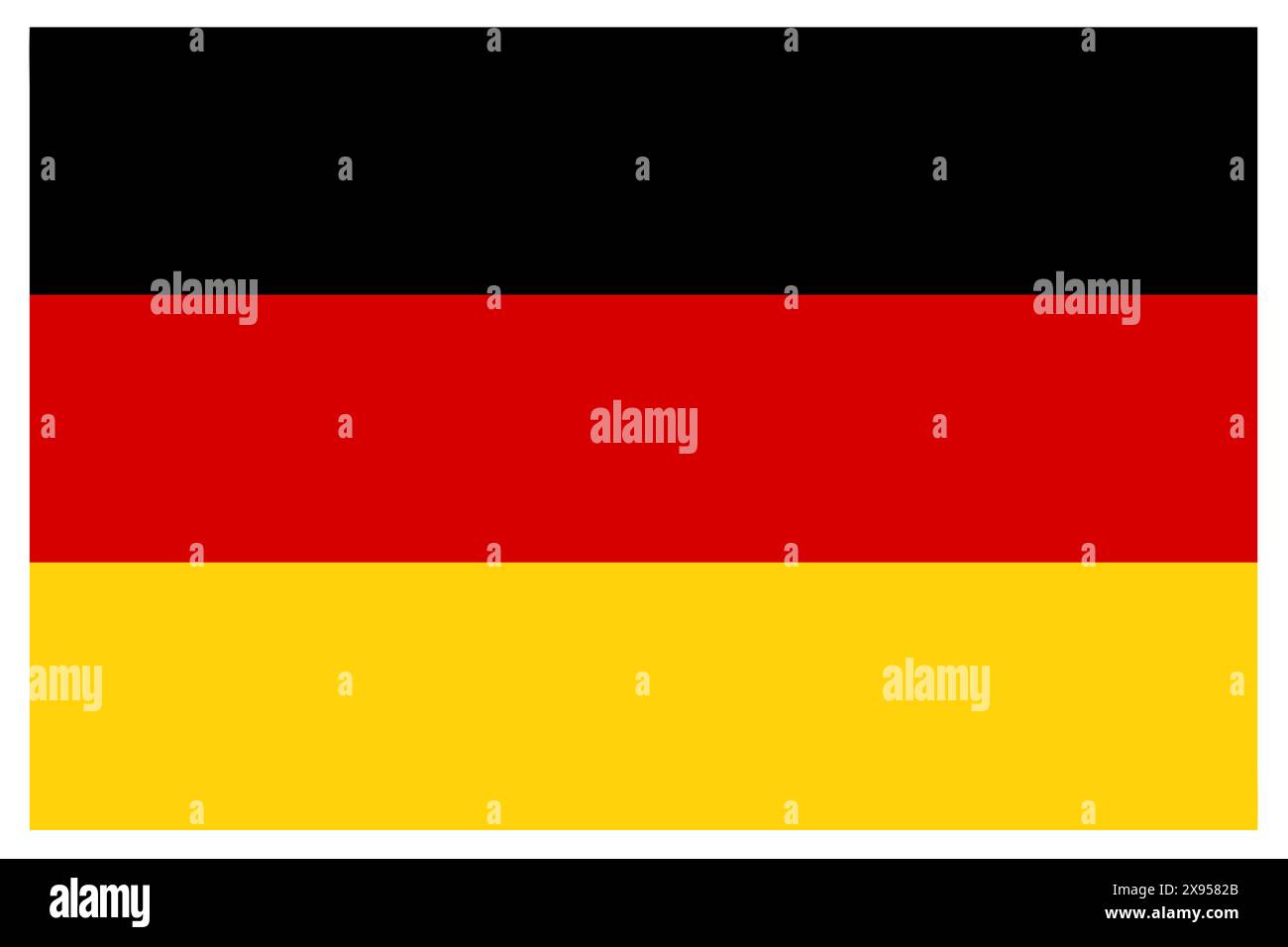 Illustration of Germany flag isolated on white Stock Vector Image & Art ...