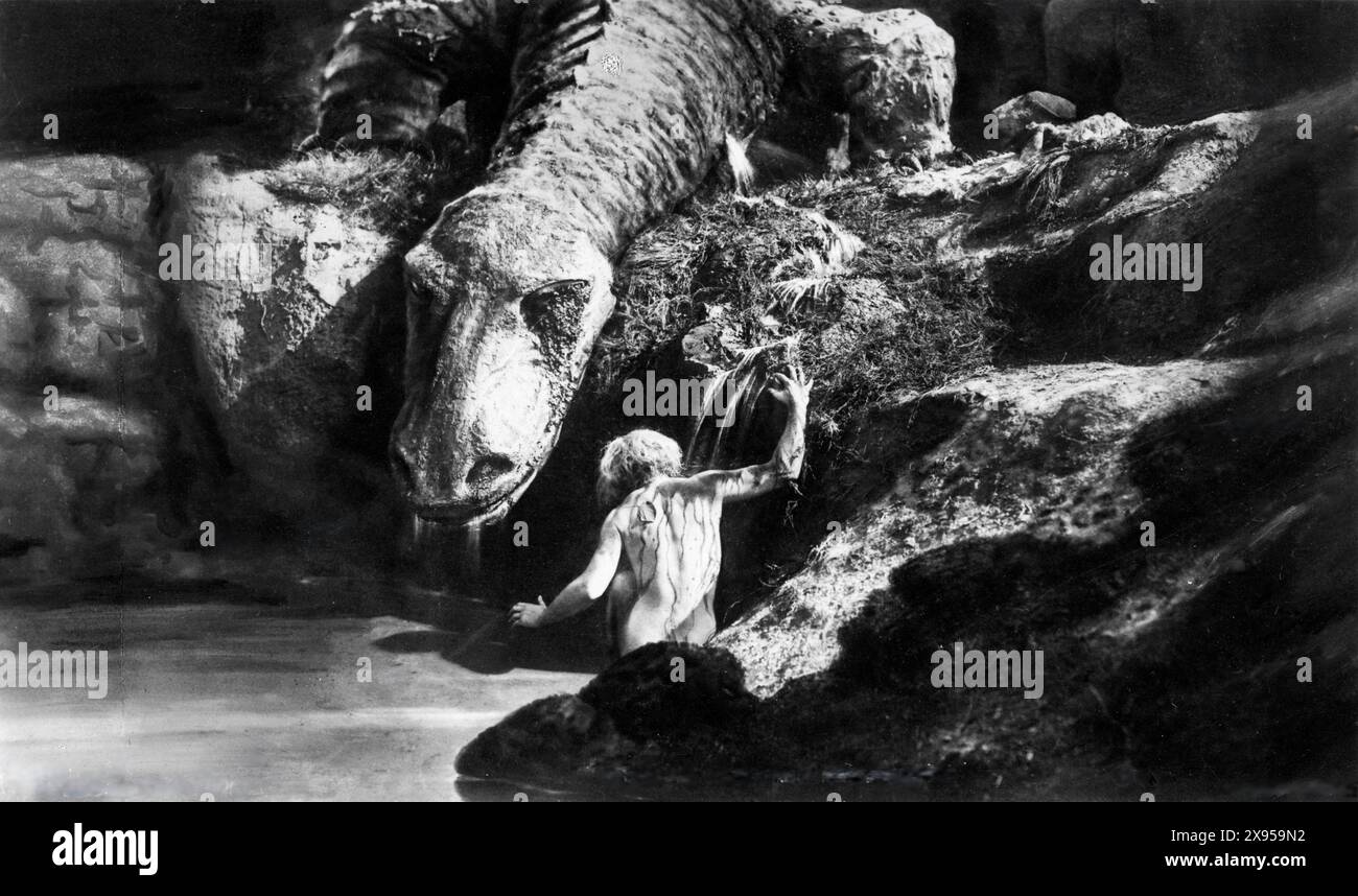 PAUL RICHTER as Siegfried bathes in the Dragon's blood in DIE ...