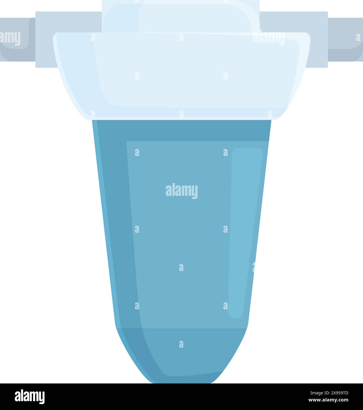 Cartoon water filter illustration for clean and healthy living in a ...