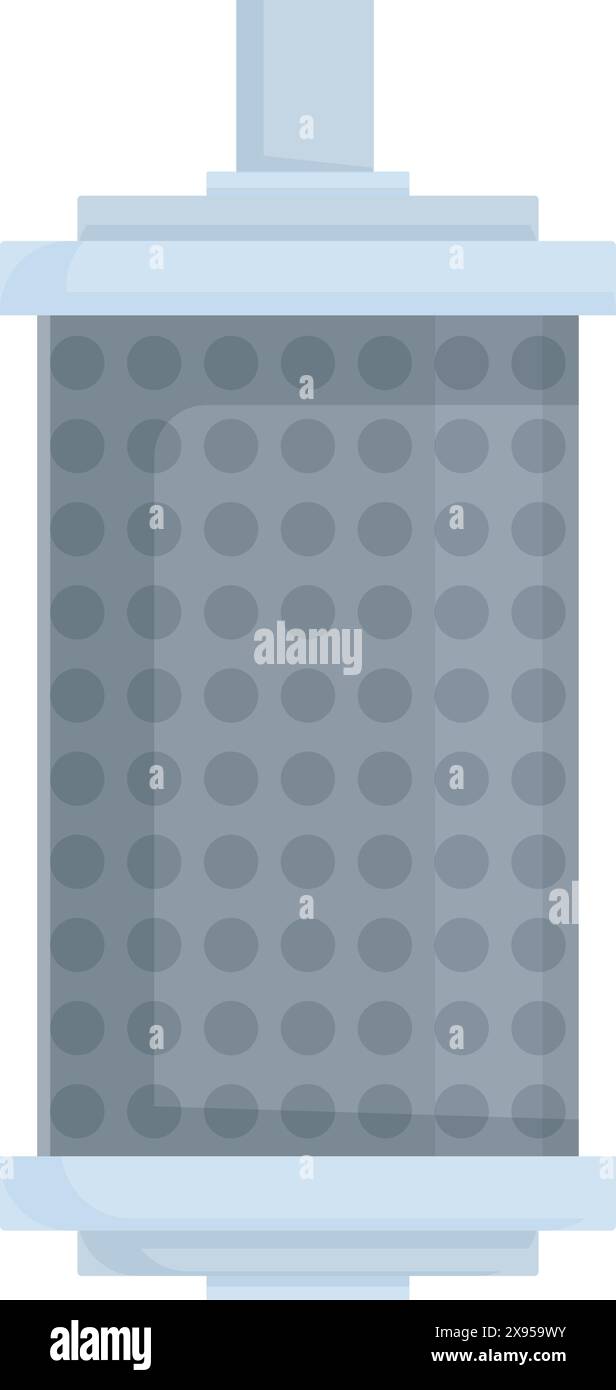 Flat design of a clean and modern water purifier filter, suitable for ...