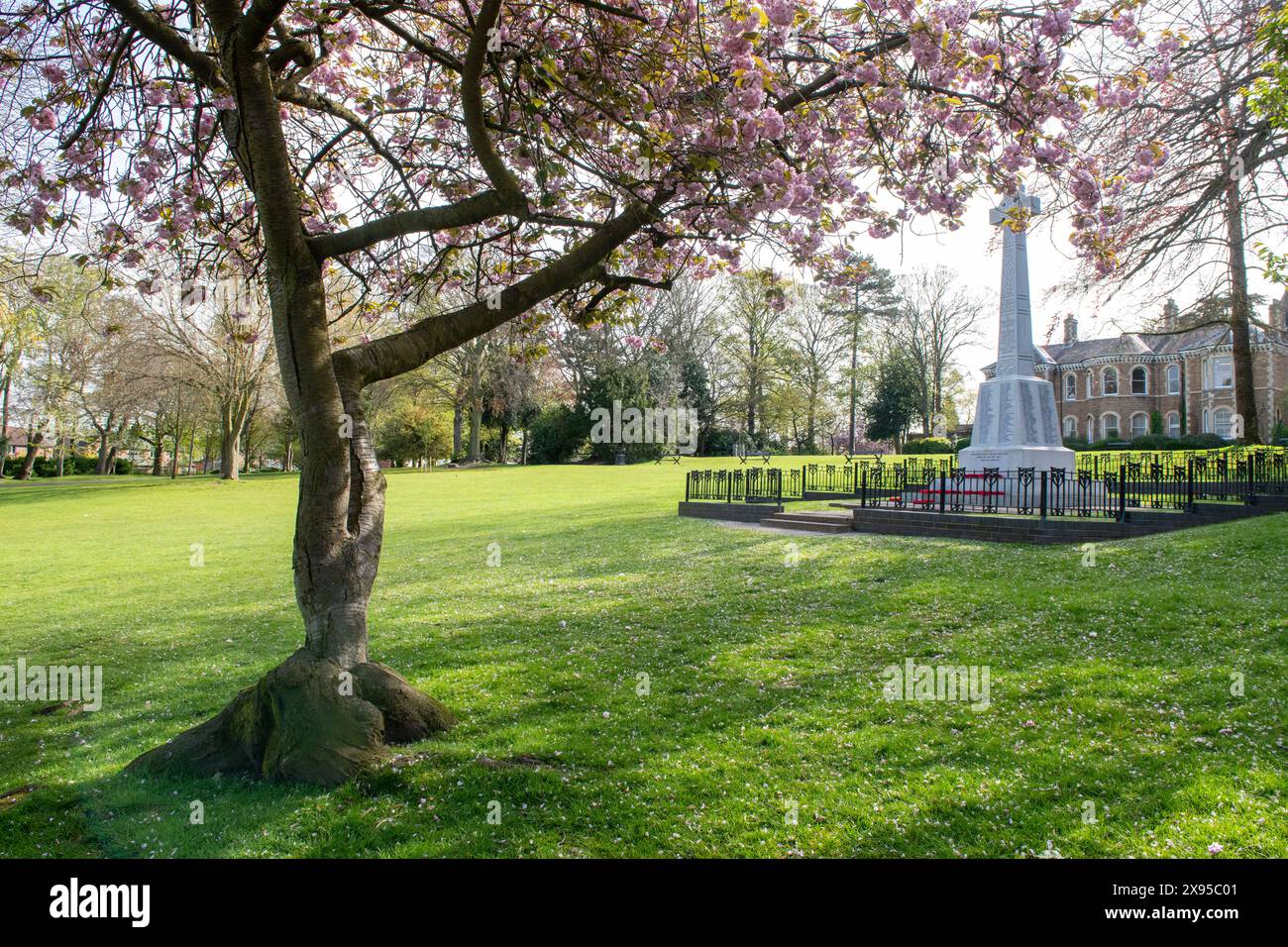 Spring at Arnot Hill Park in Arnold Nottingham Nottinghamshire England ...