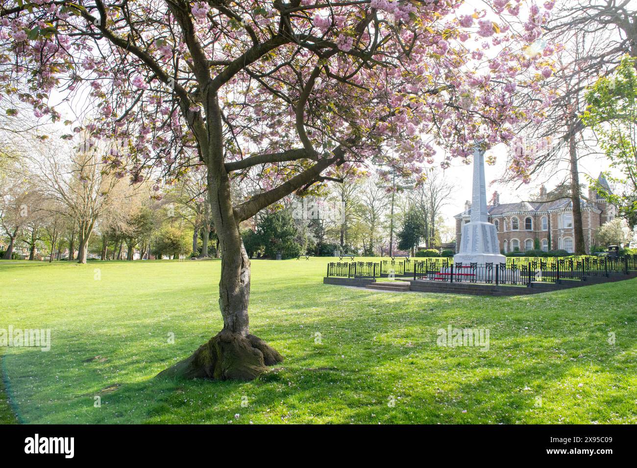 Spring at Arnot Hill Park in Arnold Nottingham Nottinghamshire England ...