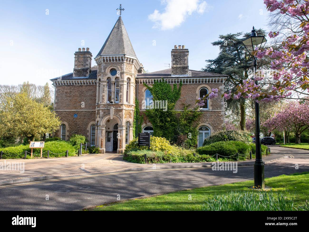 Spring at Arnot Hill Park in Arnold Nottingham Nottinghamshire England ...