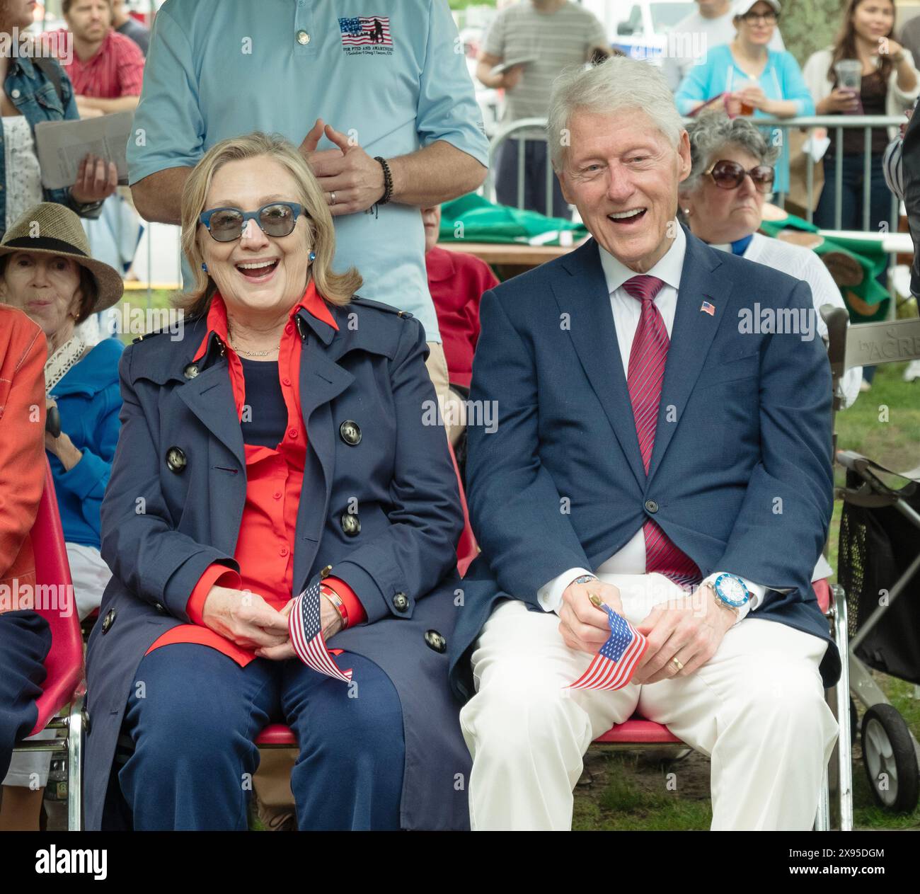Former President Bill Clinton & wife former first lady Hillary at the ...