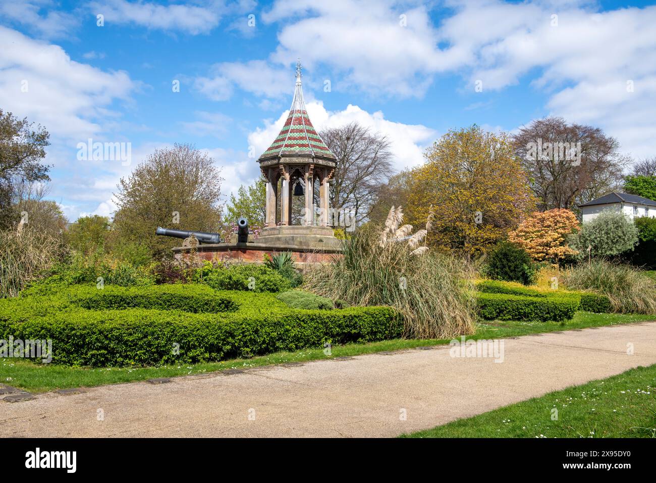 Spring at the Arboretum Park in Nottingham City Centre, Nottinghamshire ...