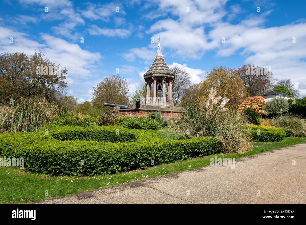 Spring at the Arboretum Park in Nottingham City Centre, Nottinghamshire ...