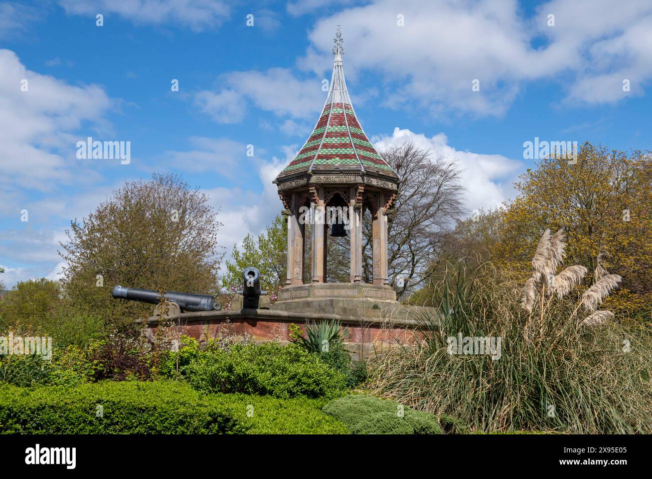 Spring at the Arboretum Park in Nottingham City Centre, Nottinghamshire ...