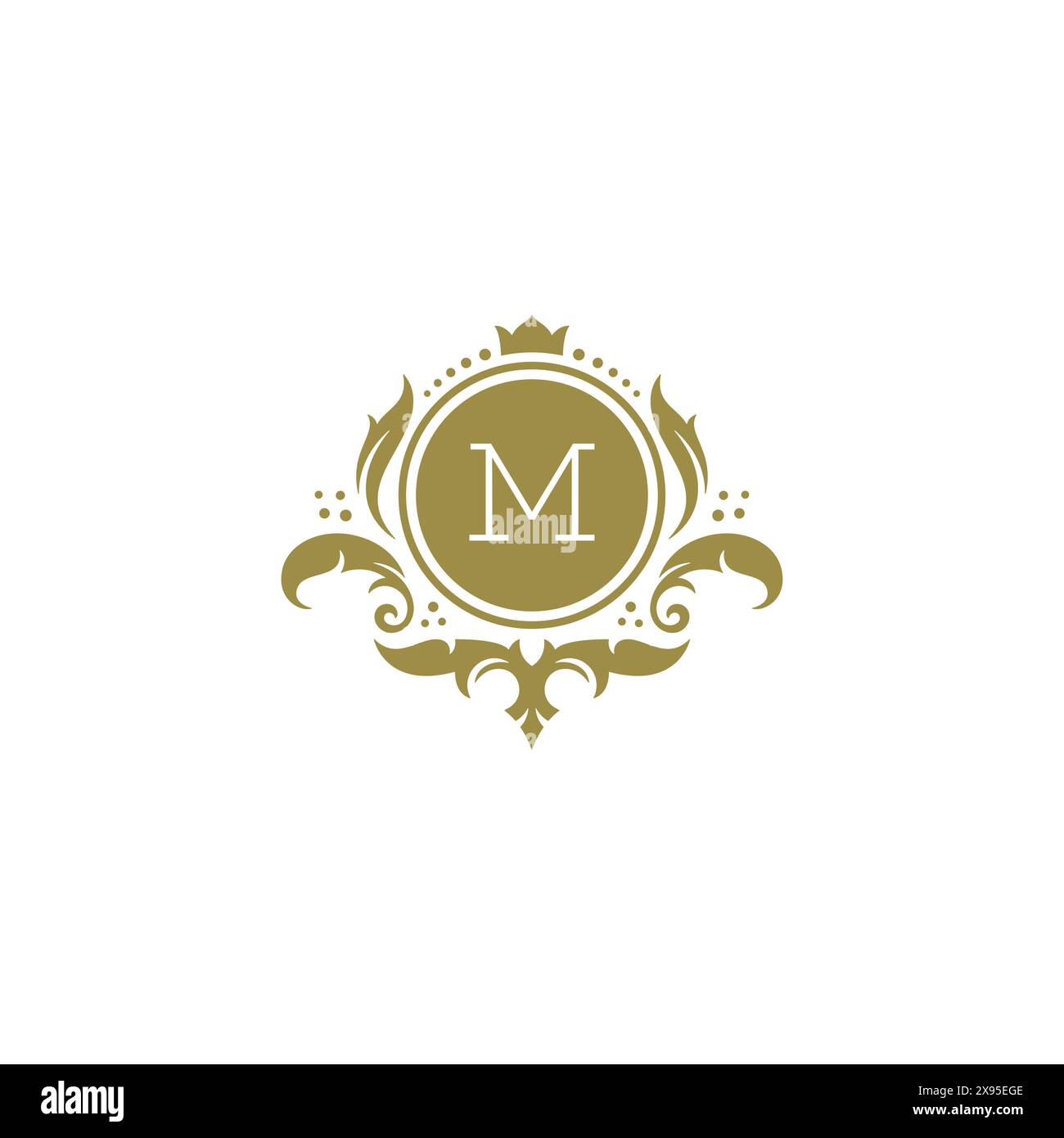 Luxury logo crest template design vector illustration. Royal brand ...