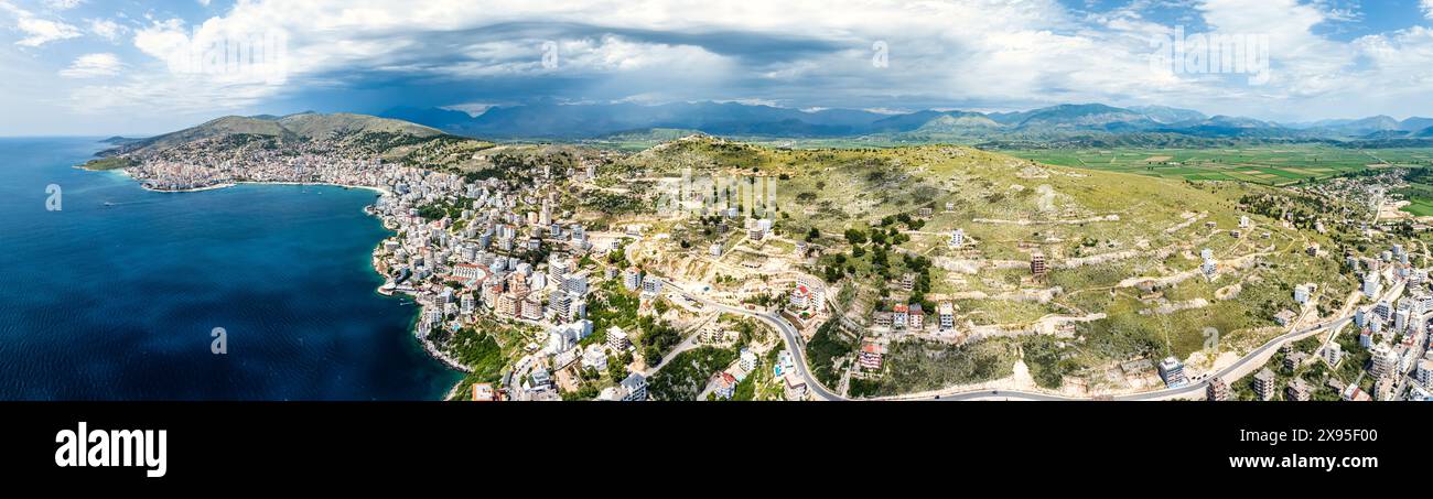 Aerial drone panorama paradise resort hi-res stock photography and ...