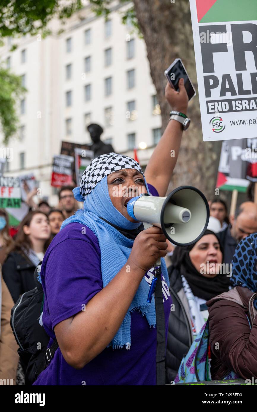 A emergency rally was called on Whitehall in central London, after the ...