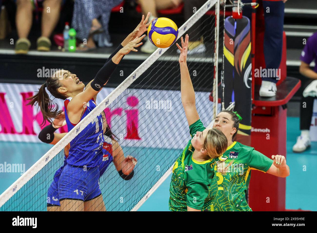 Manila, Philippines. 29th May, 2024. Thea Allison Gagate (L) of the ...