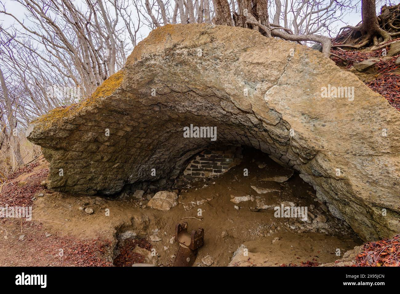 Ruined Japanese machine gun bunker on Gili Trawangan in Indonesia Stock ...