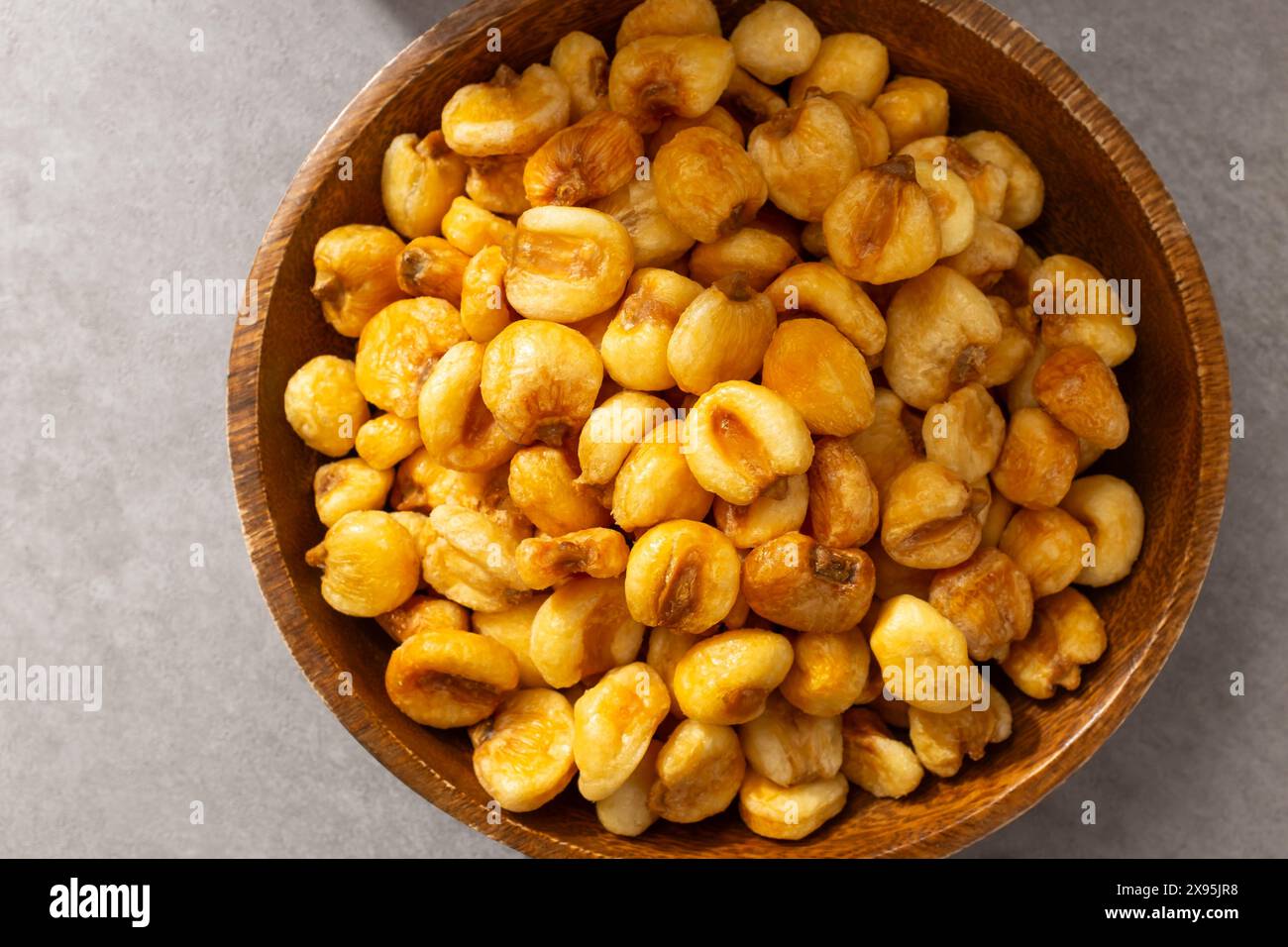Large size Inca Corn stir-fried in oil Stock Photo - Alamy